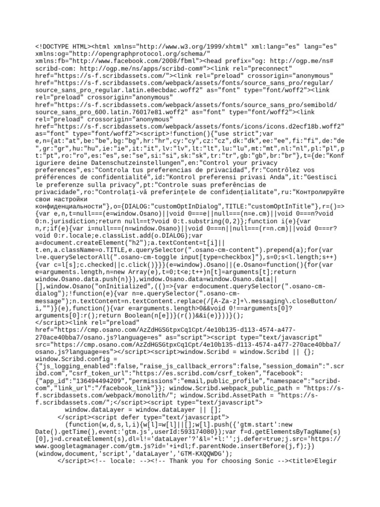 Code For Complete Scribd Page | PDF