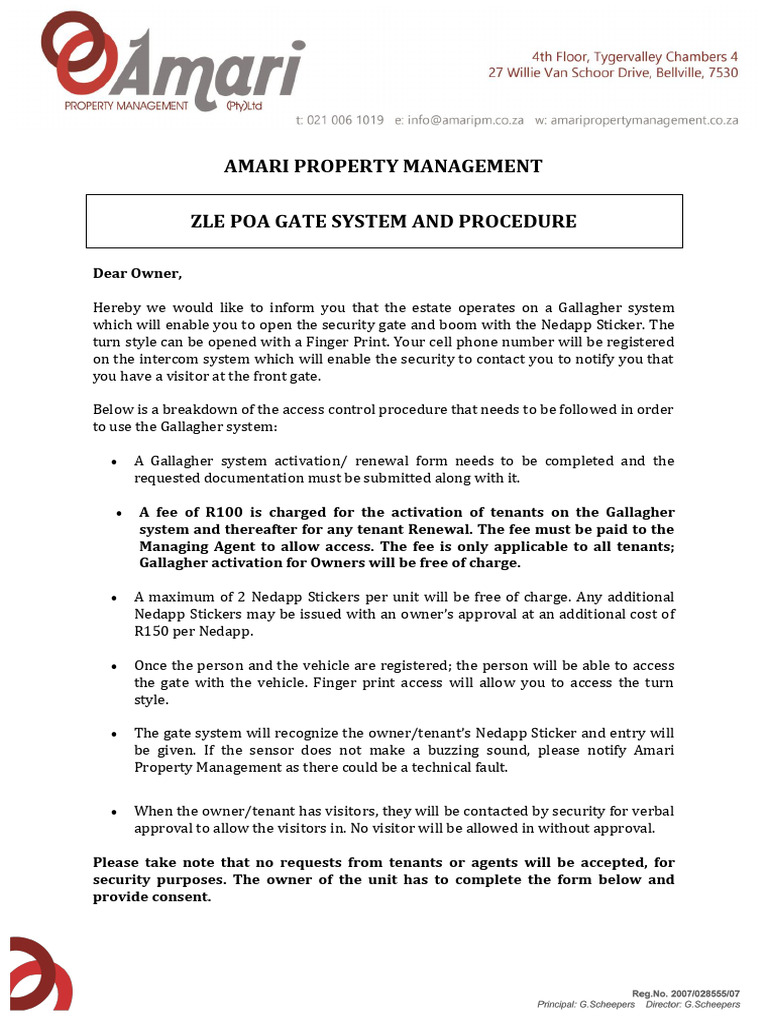 Cell To Gate Gallagher Gate Procedure Zle Houses | PDF