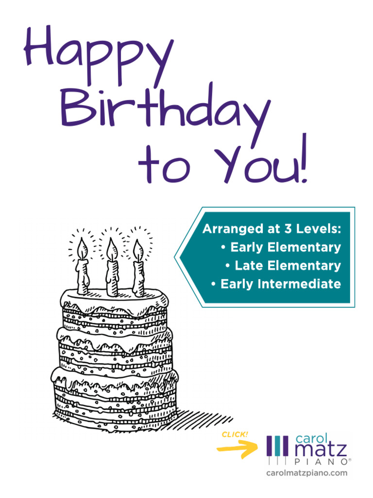 Happy Birthday 3 Levels | PDF