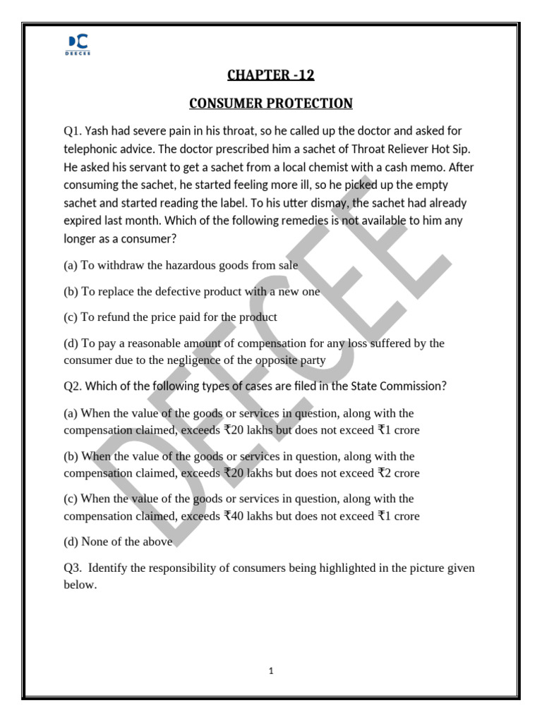 Consumer Rights and Remedies Explained | PDF | Consumer Protection | Law