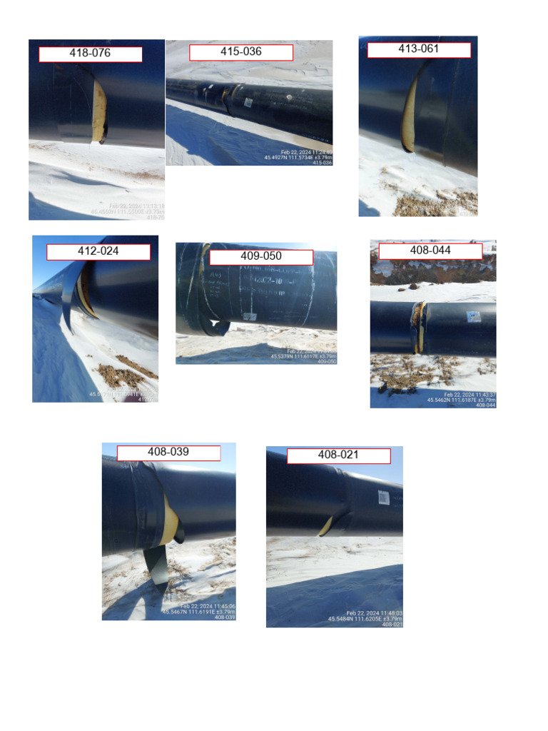 Exposed Pipe Joints | PDF