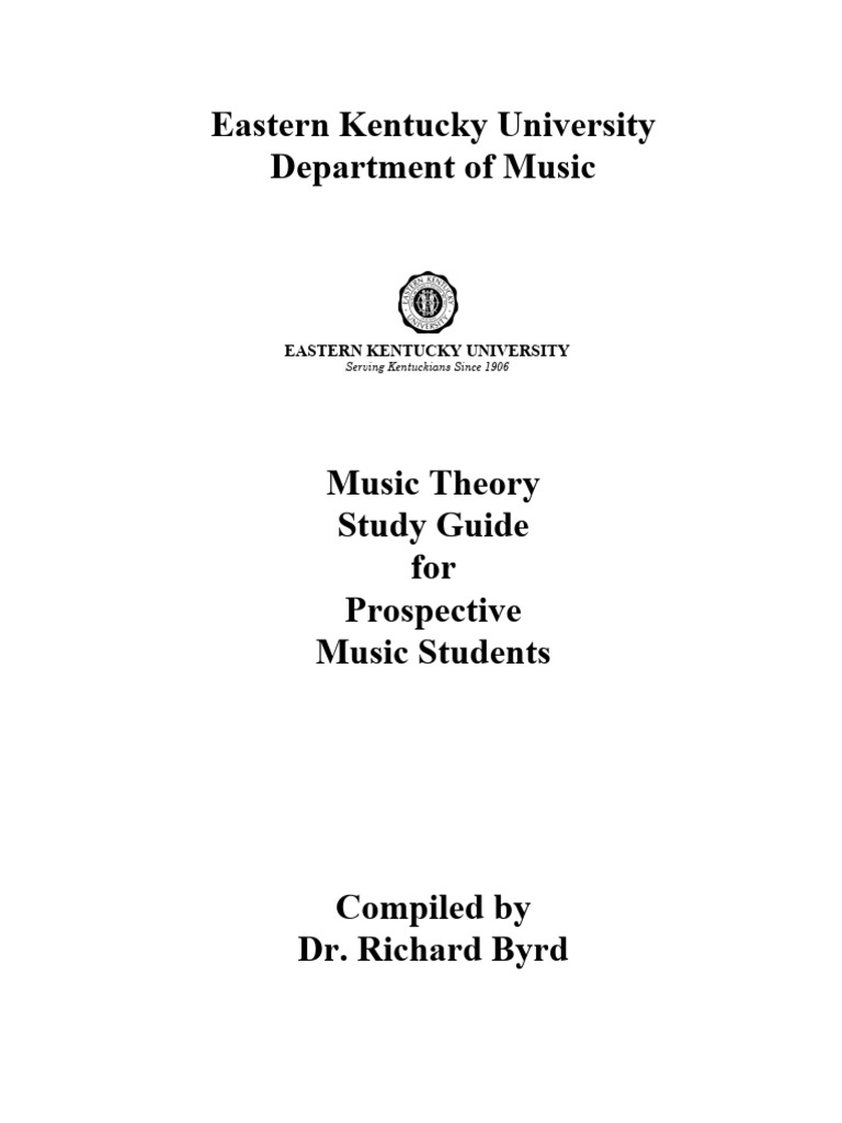 EKU Music Theory Study Guide1 | PDF