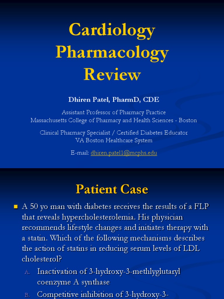 Statins and Lipid-Lowering Drugs Review | PDF | Statin | Cholesterol