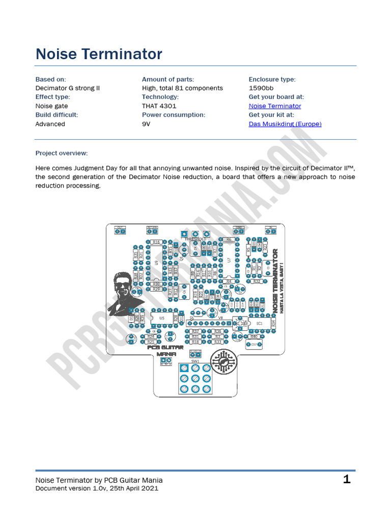 Noise Terminator - Building Docs | PDF