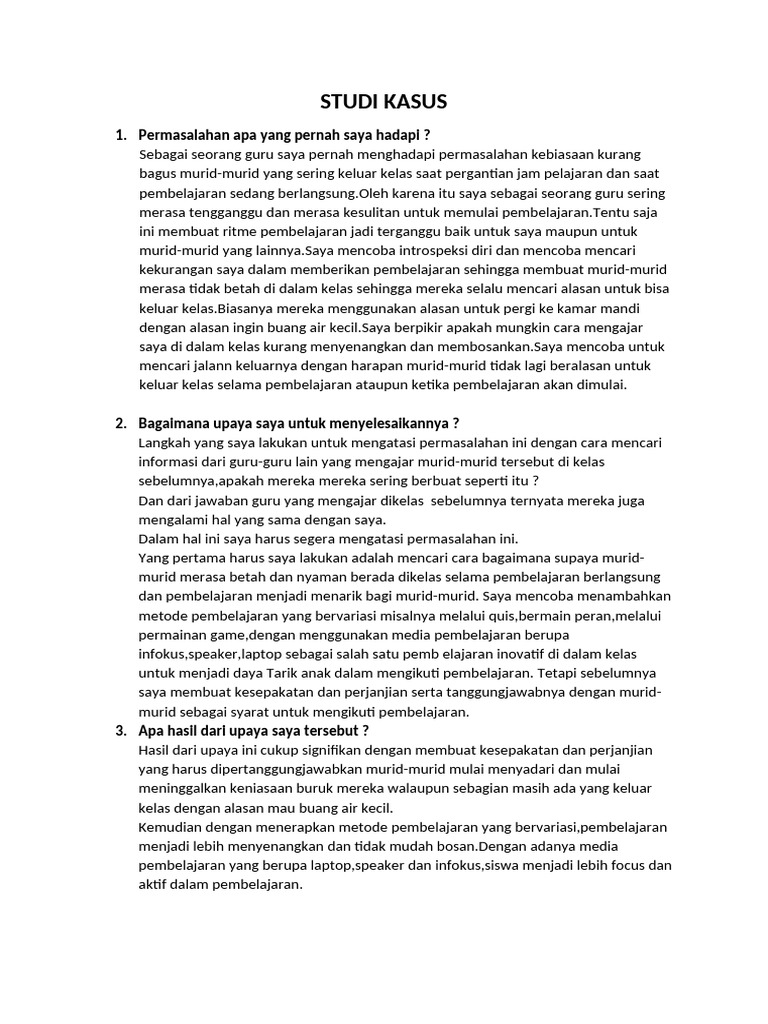 Studi Kasus 2 | PDF