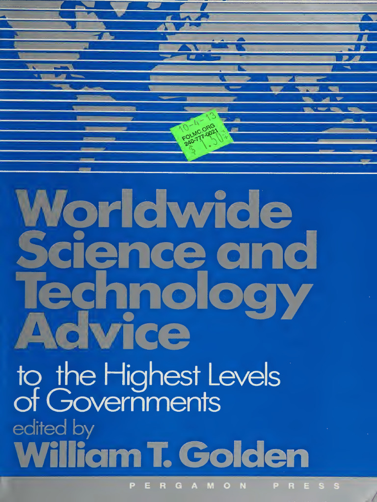 Worldwide Science and Technology Advice | PDF