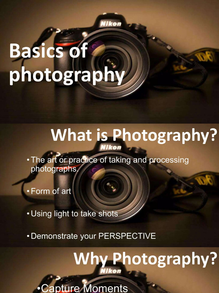 Basics of Photography | PDF