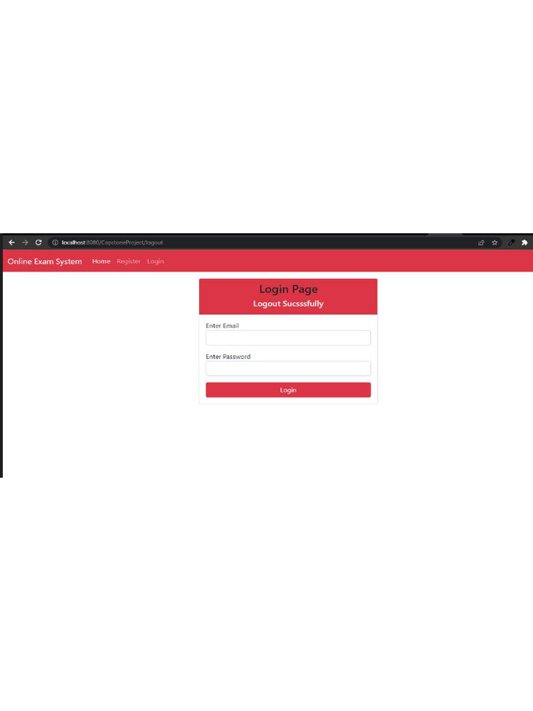 Logout Successfully | PDF
