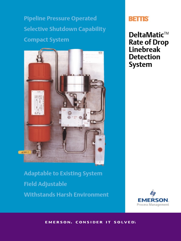 Deltamatic Rate of Drop Linebreak Detection System | PDF | Valve ...