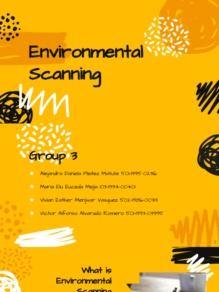 Environmental Scanning | PDF