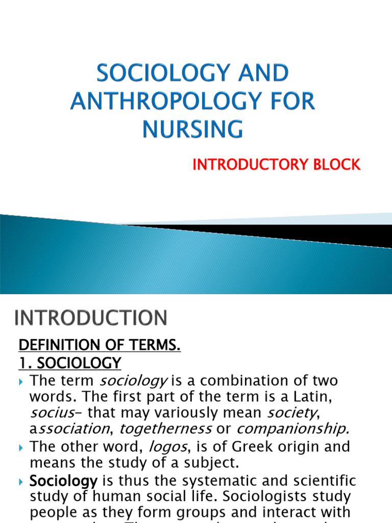 SOCIOLOGY | PDF