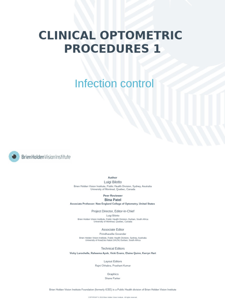 01 Infection Control | PDF