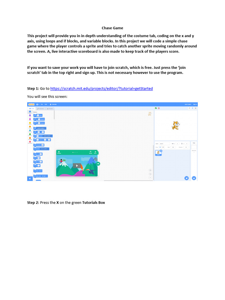 Scratch Chase Game Ver 3 | PDF