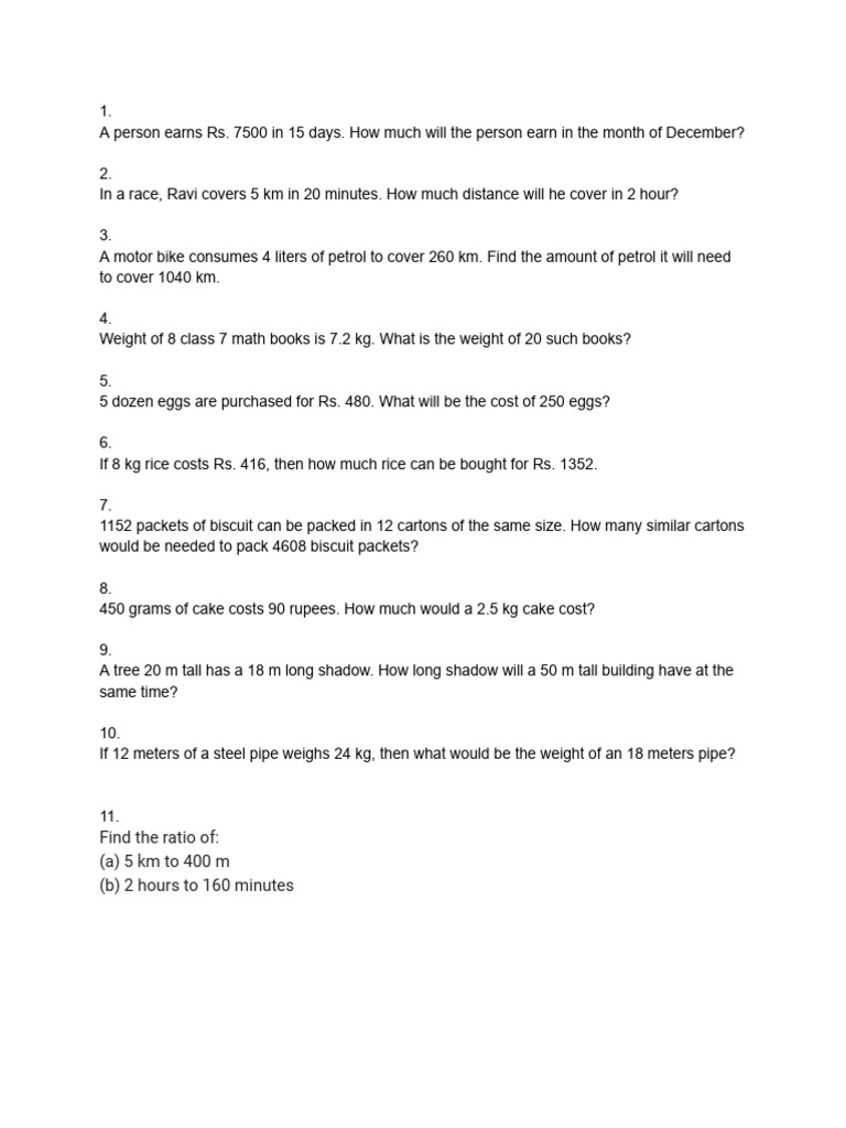 Comparing Quantities 1 | PDF
