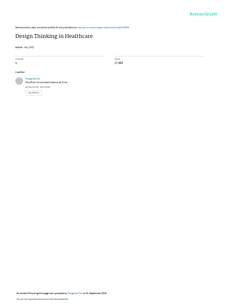 Designin Healthcare | PDF