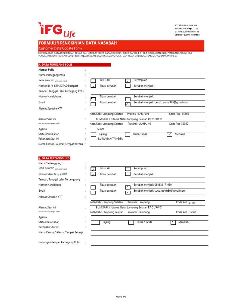 KKPM Perorangan | PDF