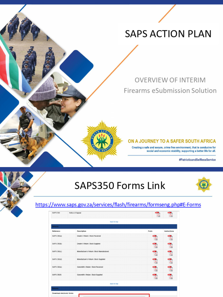 Saps Firearms Esubmission Solution Overview2020 | PDF | Access Control ...