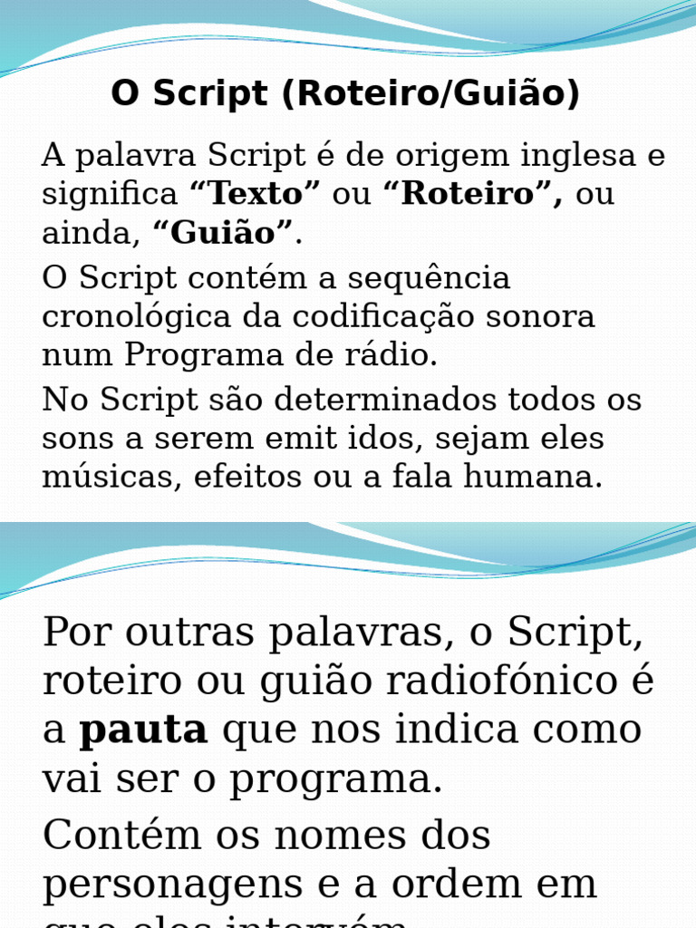 Guião Completo | PDF