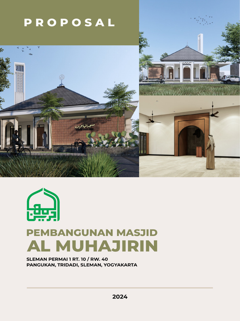 PROPOSAL FIX RENOVASI MASJID SP 1 | PDF
