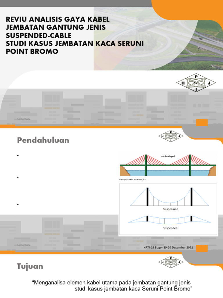 Presentasi KRTJ15 Suspended-Cable | PDF