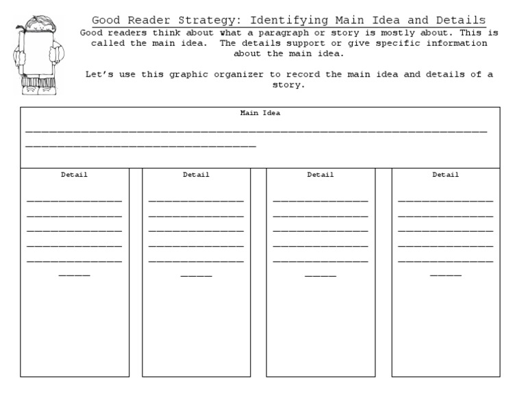 Main Idea Table | PDF