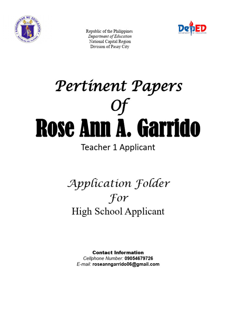 Pertinent Papers | PDF