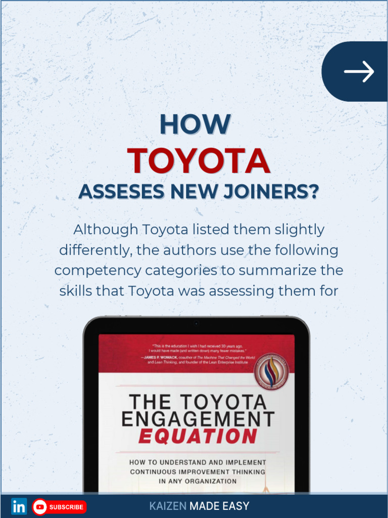How Toyota Assesses New Joiners | PDF | Career & Growth | Self-Improvement