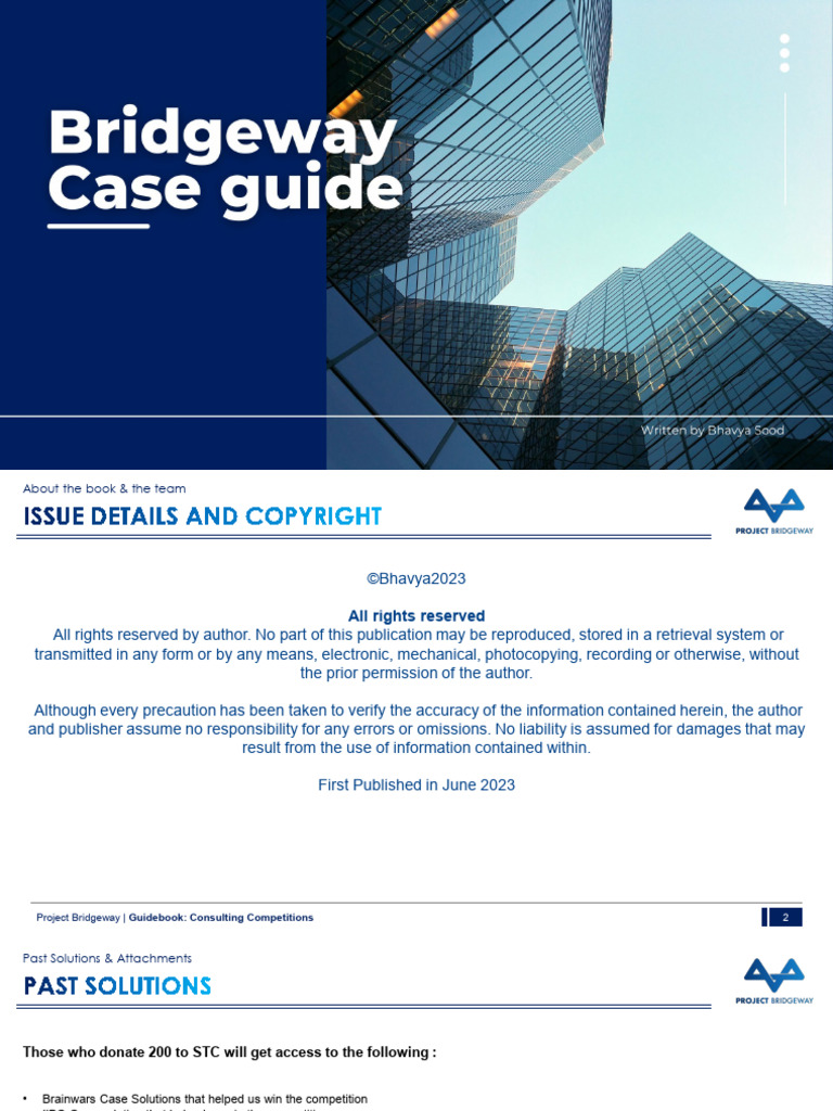 Bridgeway Case Guide | PDF