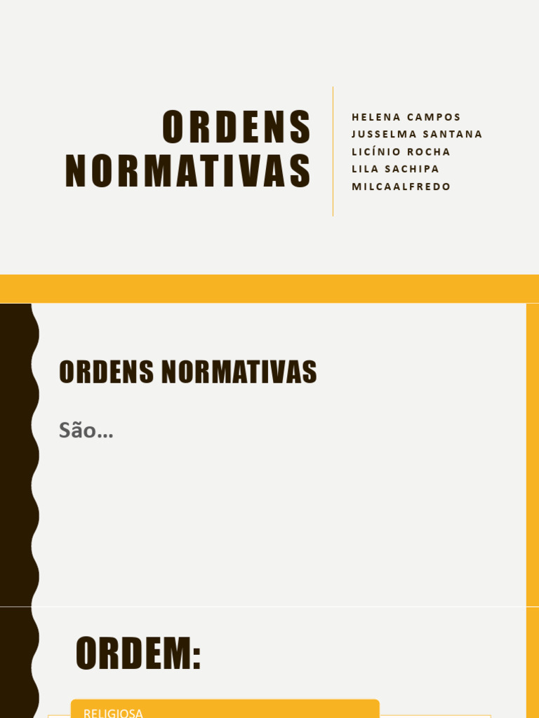 Ordens Normativas | PDF