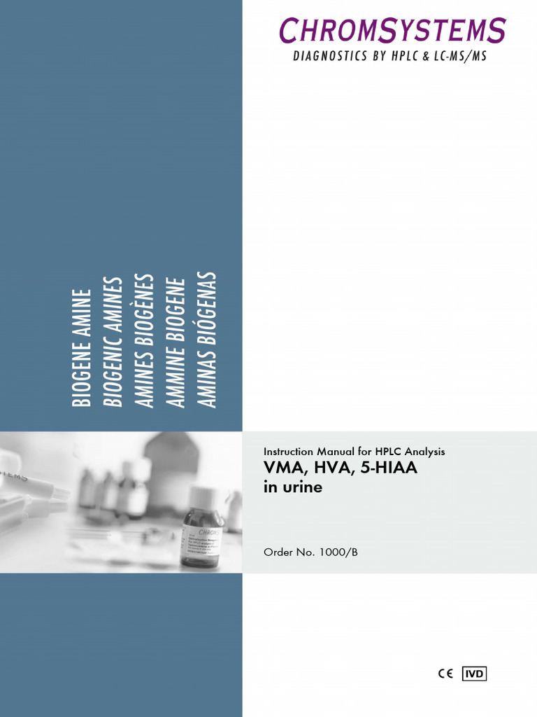 1000 B VMA HVA 5-HIAA Urine EN 8 WS | PDF