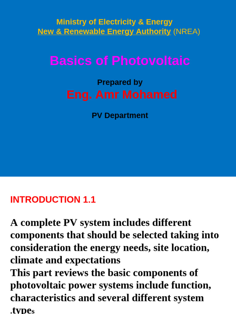 PV Basic mod (1) | PDF