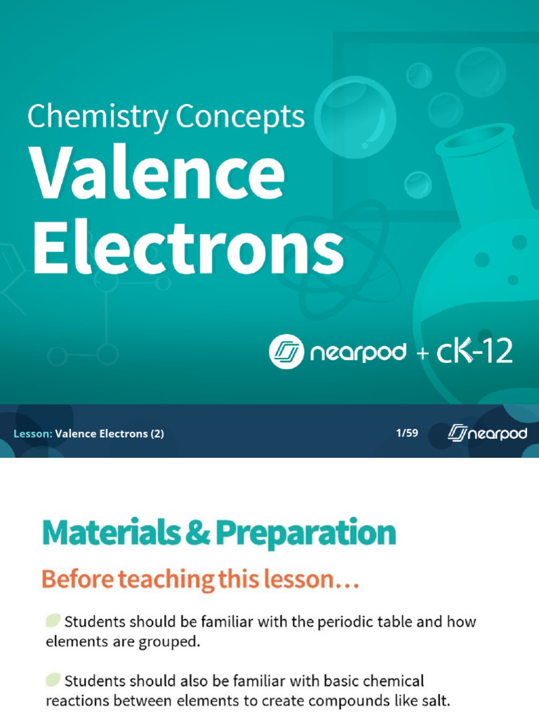 Valence Electrons 2 | PDF