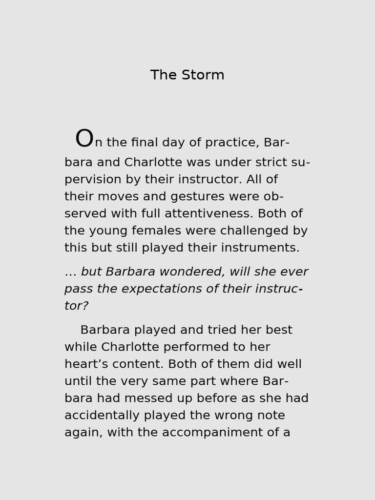 The Storm - Keys To My Heart | PDF
