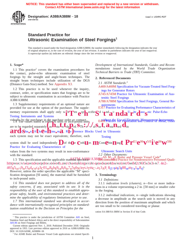 Astm A388 A388m 18 | PDF