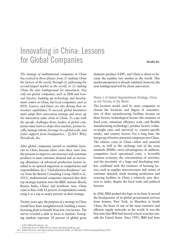 MGT620 Global Business - CASE STUDY | PDF