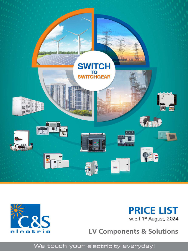 C&S Price List W.E.F. 1st August 2024 | PDF