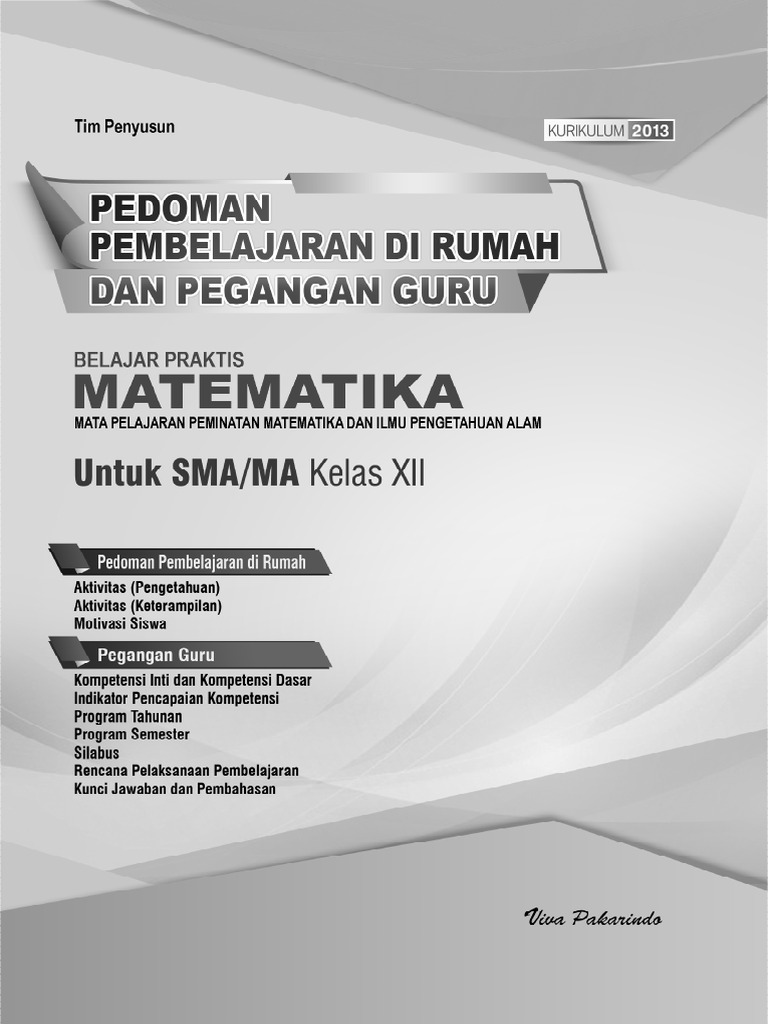 PG Matematika Xii (Peminatan) | PDF