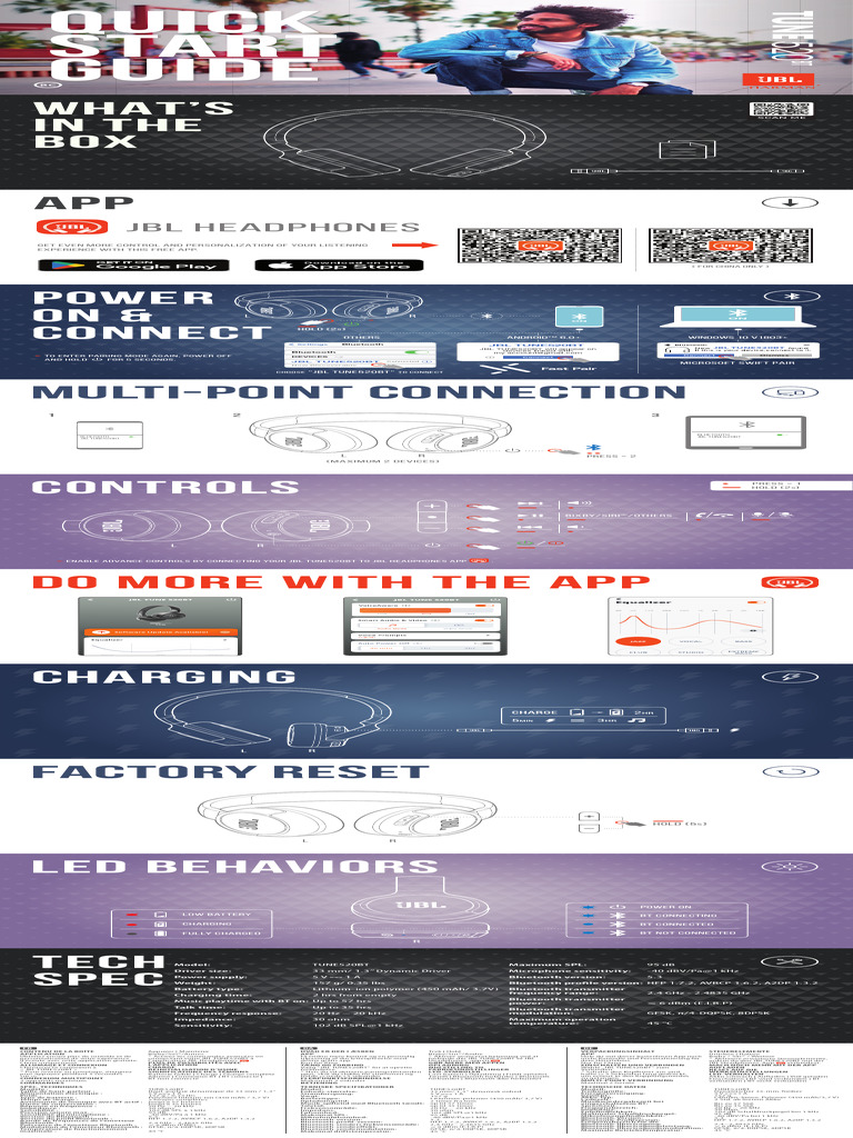 JBL - Tune 520BT - QSG | PDF