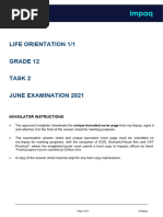 GP June Exam Grade 12 Timetable 2025 | PDF