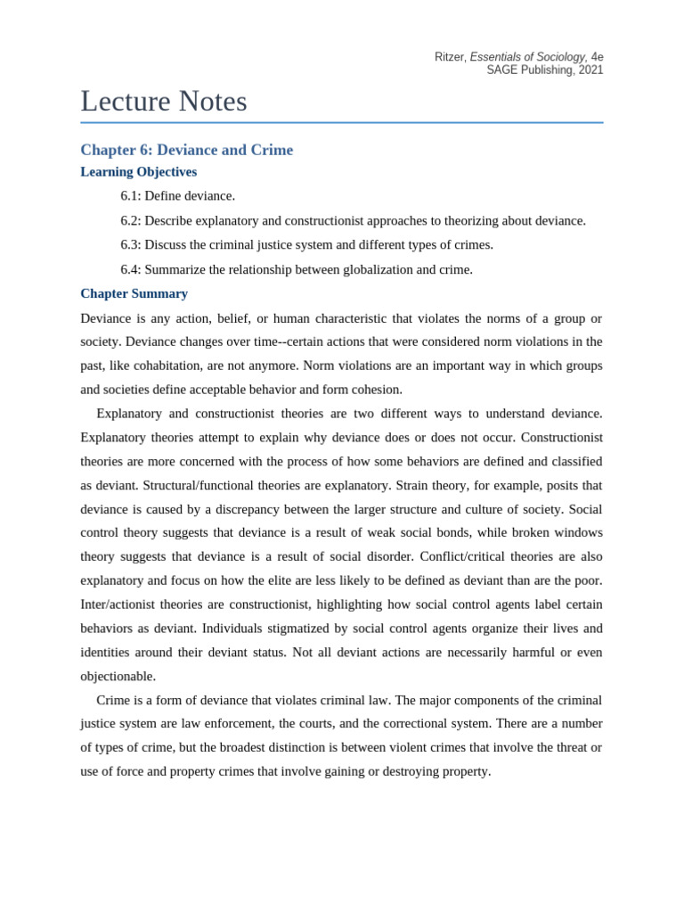 Lecture Notes 6 | PDF