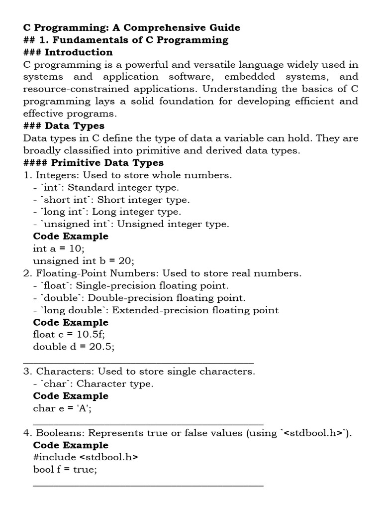 C Programming | PDF | Pointer (Computer Programming) | Integrated ... C Programming | PDF | Pointer (Computer Programming) | Integrated ...