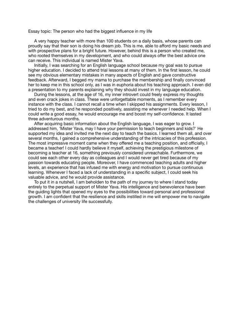 Essay | PDF