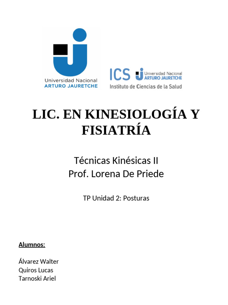 TP TK II postura FINAL | PDF