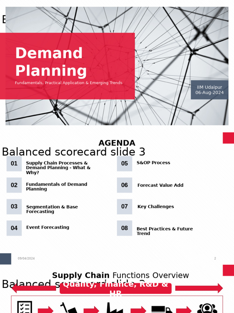Demand Planning Session - v1 | PDF