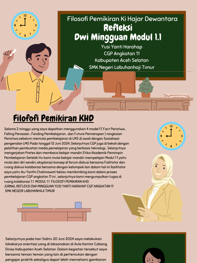 Refleksi Dwi Mingguan Modul 1.1 | PDF