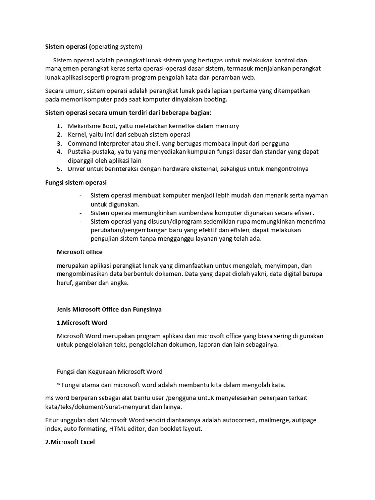 Materi Komputer | PDF