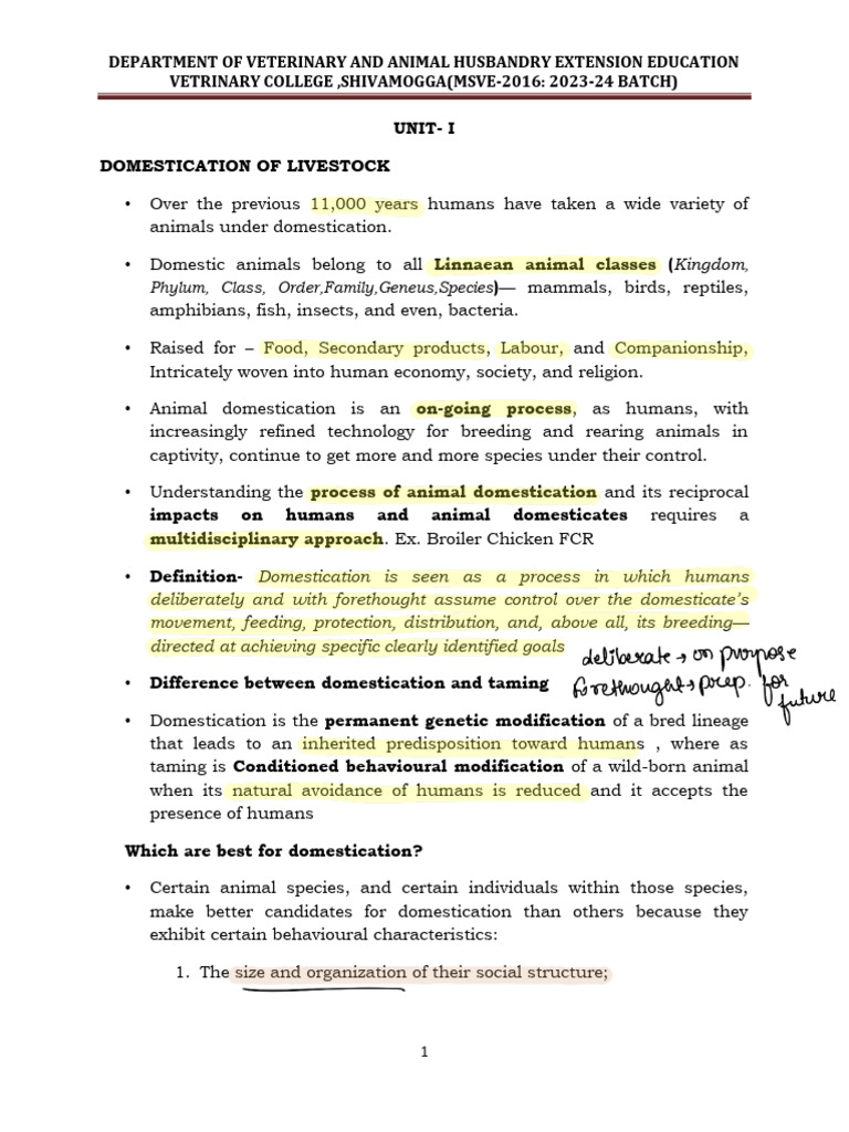 Shivamogga Extension Notes | PDF | Agriculture | Livestock