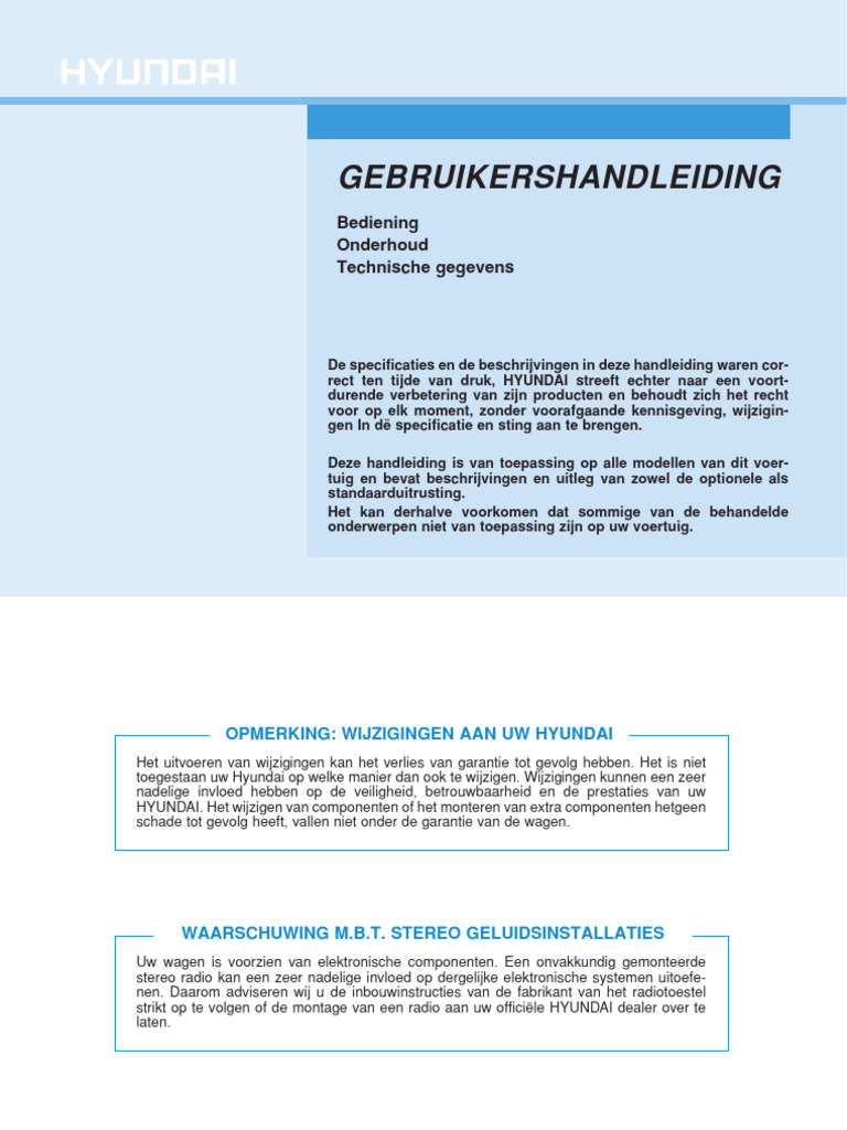 Hyundai I20 2017 - PDF Owner's Manuals | PDF