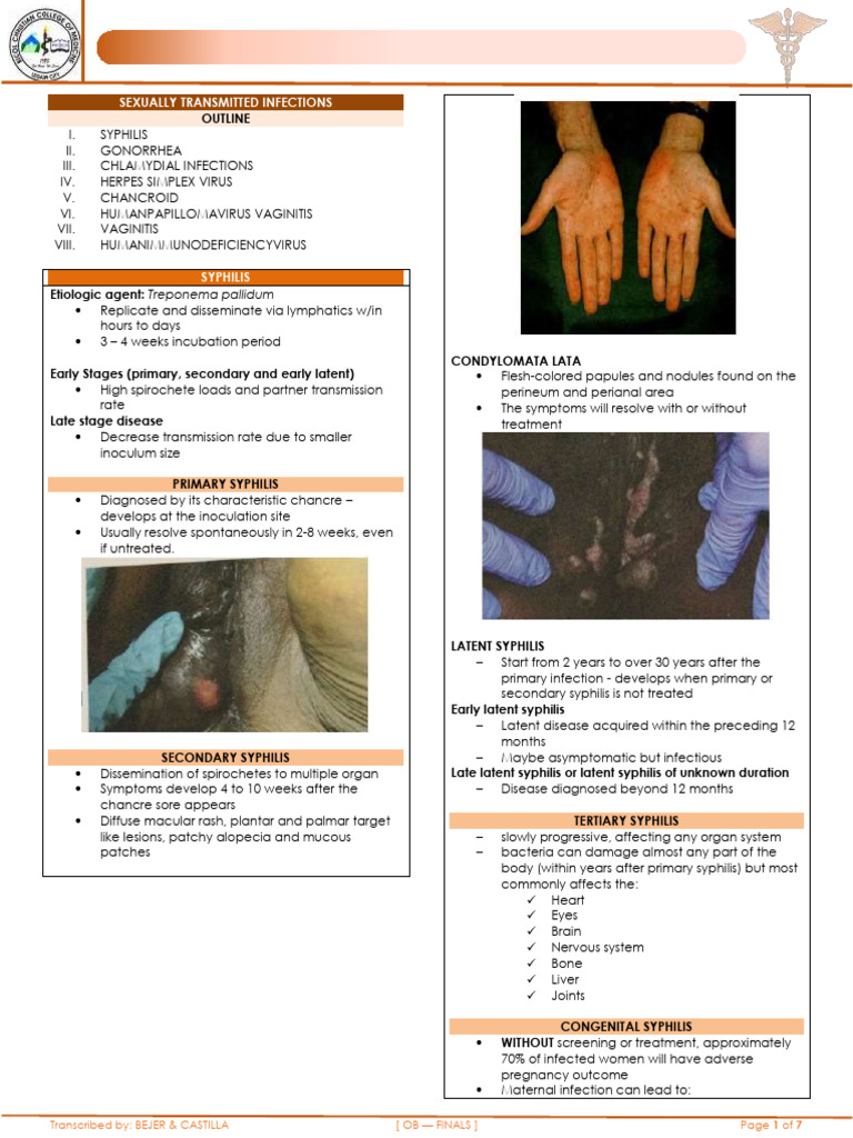 10. SEXUALLY TRANSMITTED INFECTION | PDF