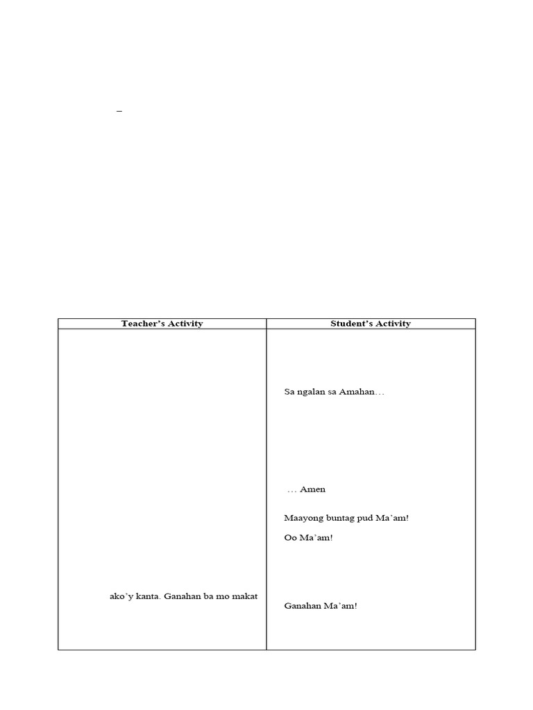 Detailed Lesson Plan in Mathematics 3 1 | PDF